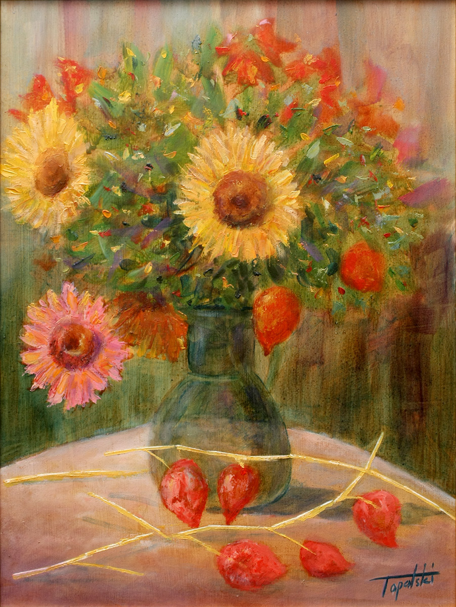 Flower Arrangement – Oil Painting | Fine Arts Gallery - Original fine ...